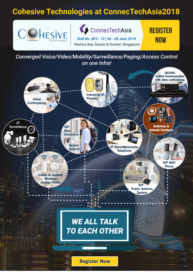 Cohesive Technologies at ConnecTechAsia2018 | Blog